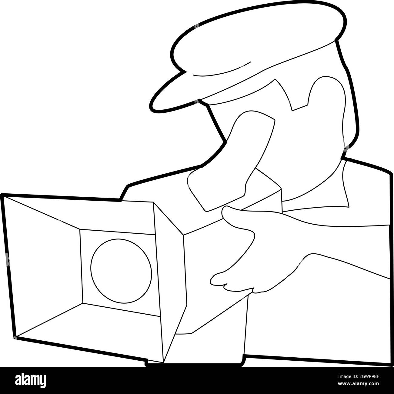 Film director icon, outline style Stock Vector Image & Art - Alamy