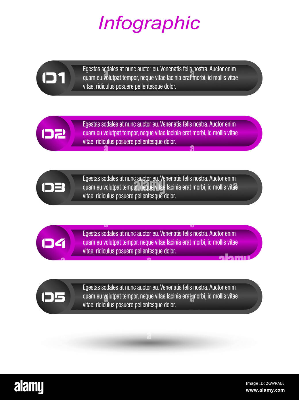 Template for design infographic hi-res stock photography and images - Alamy