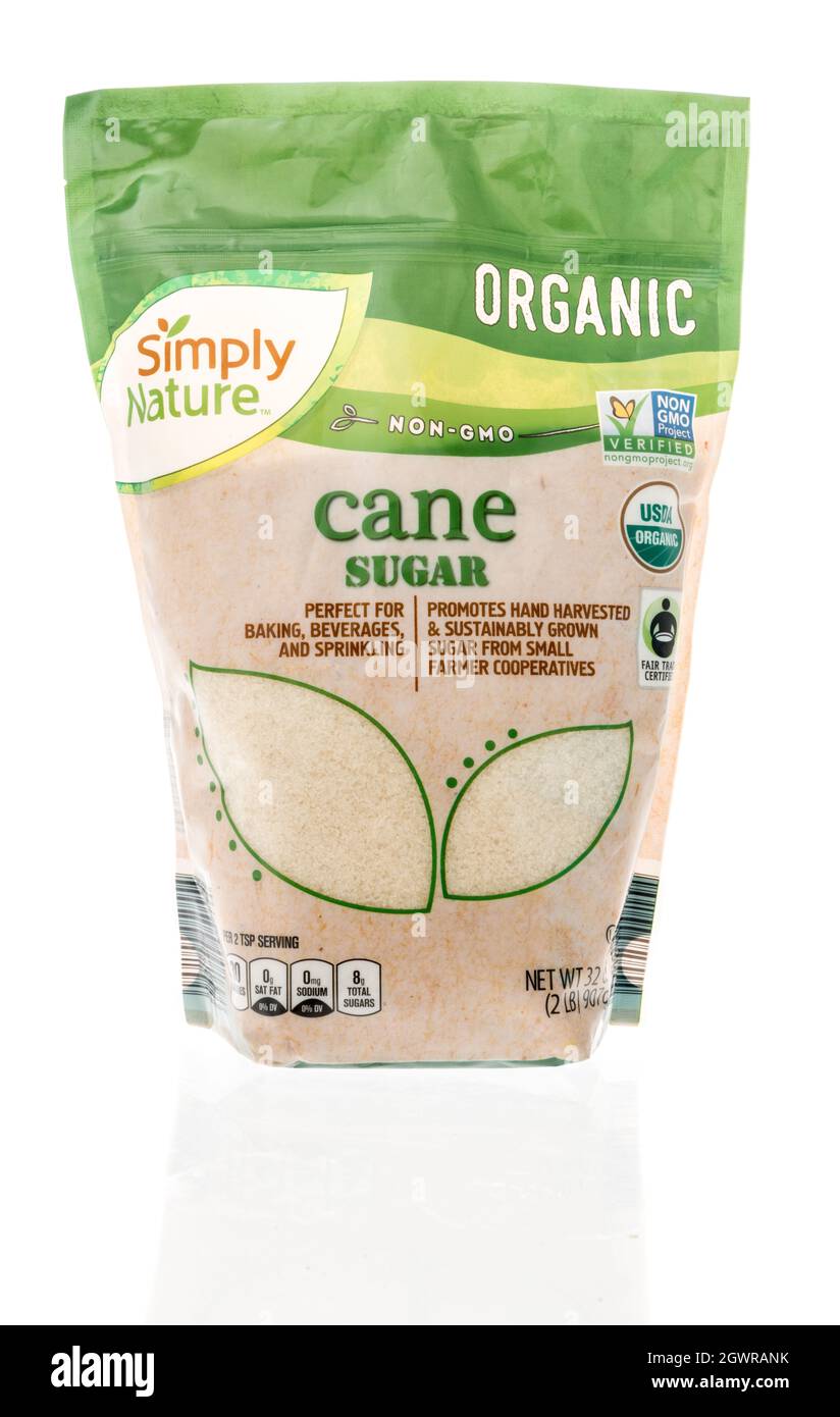 Winneconne, WI -12 September 2021: A package of Simply Nature organic ...