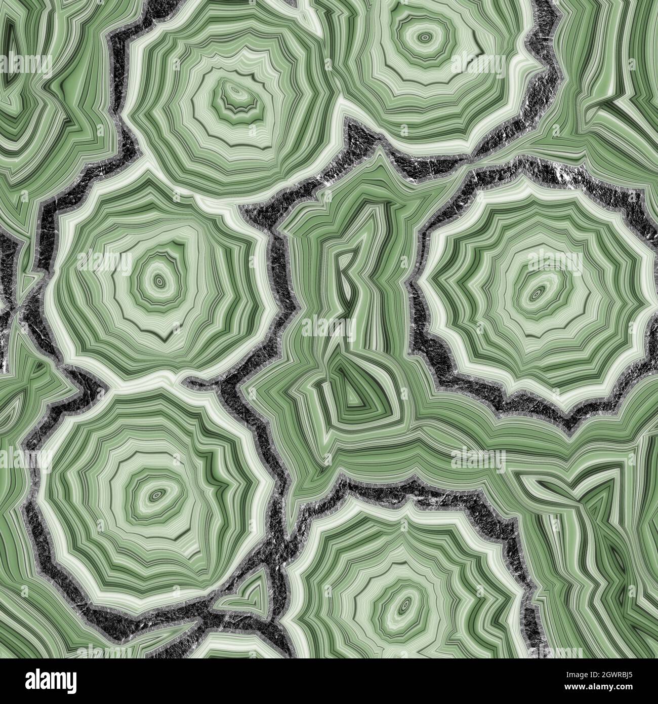 Seamless banded agate geode marble rock with gray stone edge surface ...