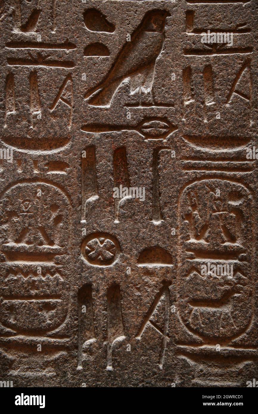 Ancient writing of people from Egypt Stock Photo - Alamy