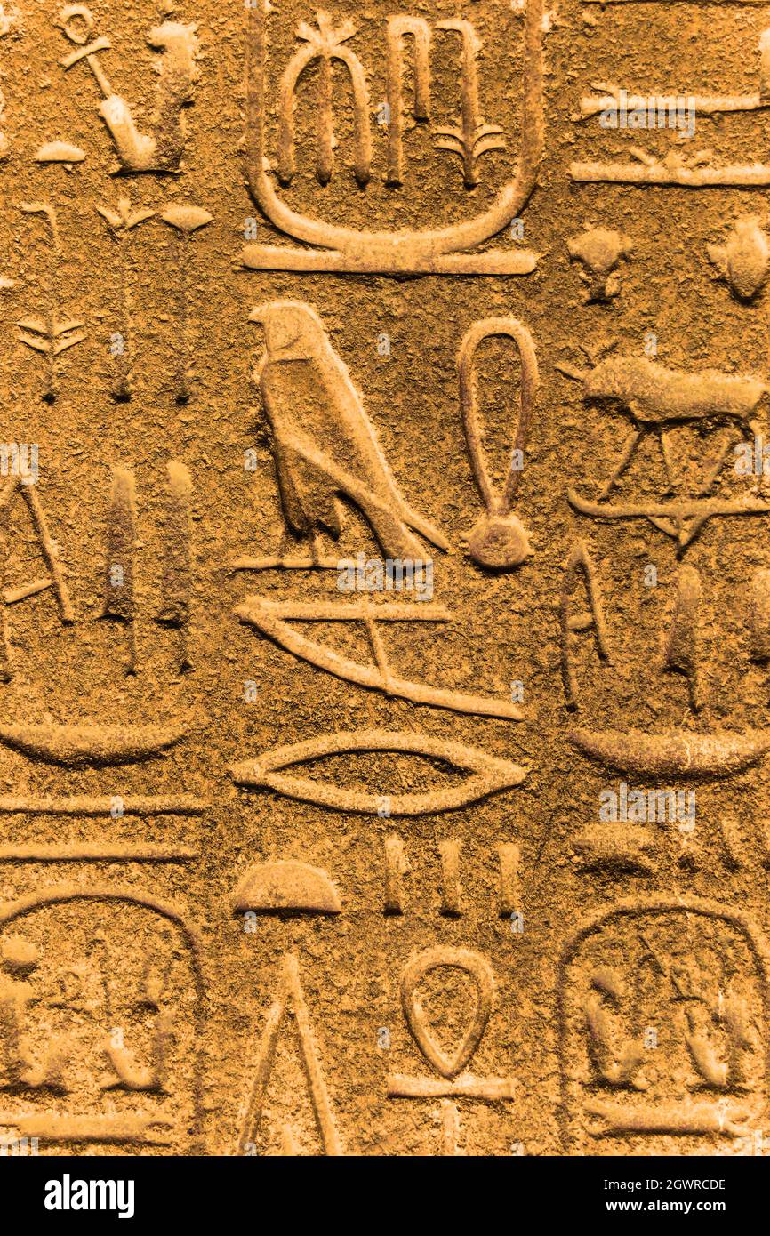 Ancient writing of people from Egypt Stock Photo - Alamy
