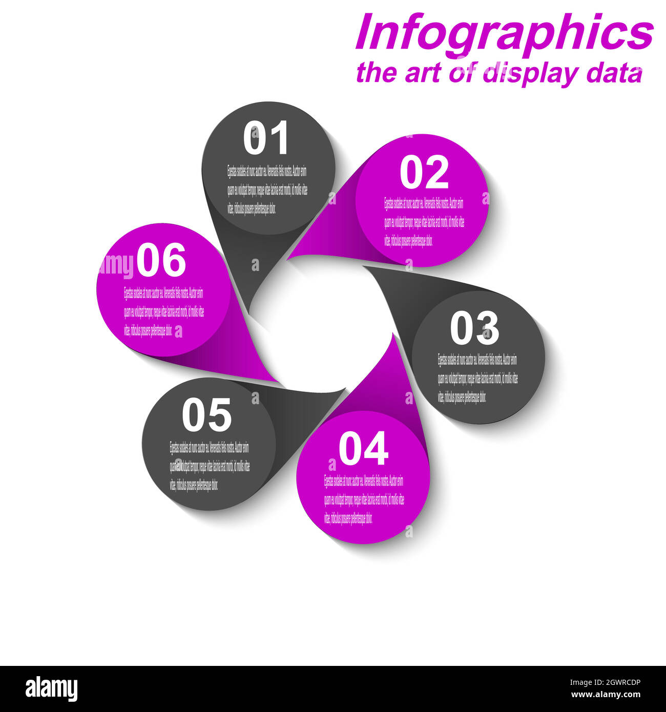 Infographic display template. Idea to display information, ranked and ...