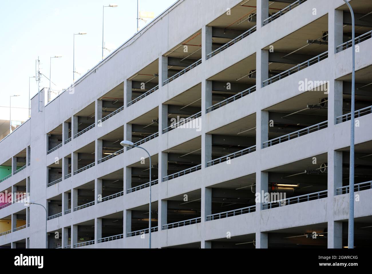 Multi-level parks in a large and modern city Stock Photo - Alamy