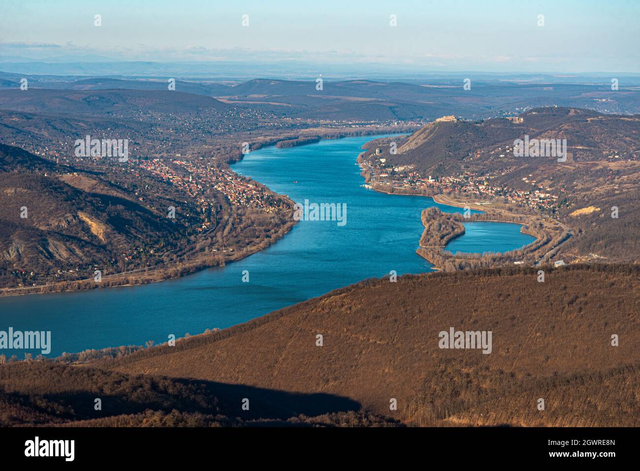 Danube bend aerial hi-res stock photography and images - Alamy