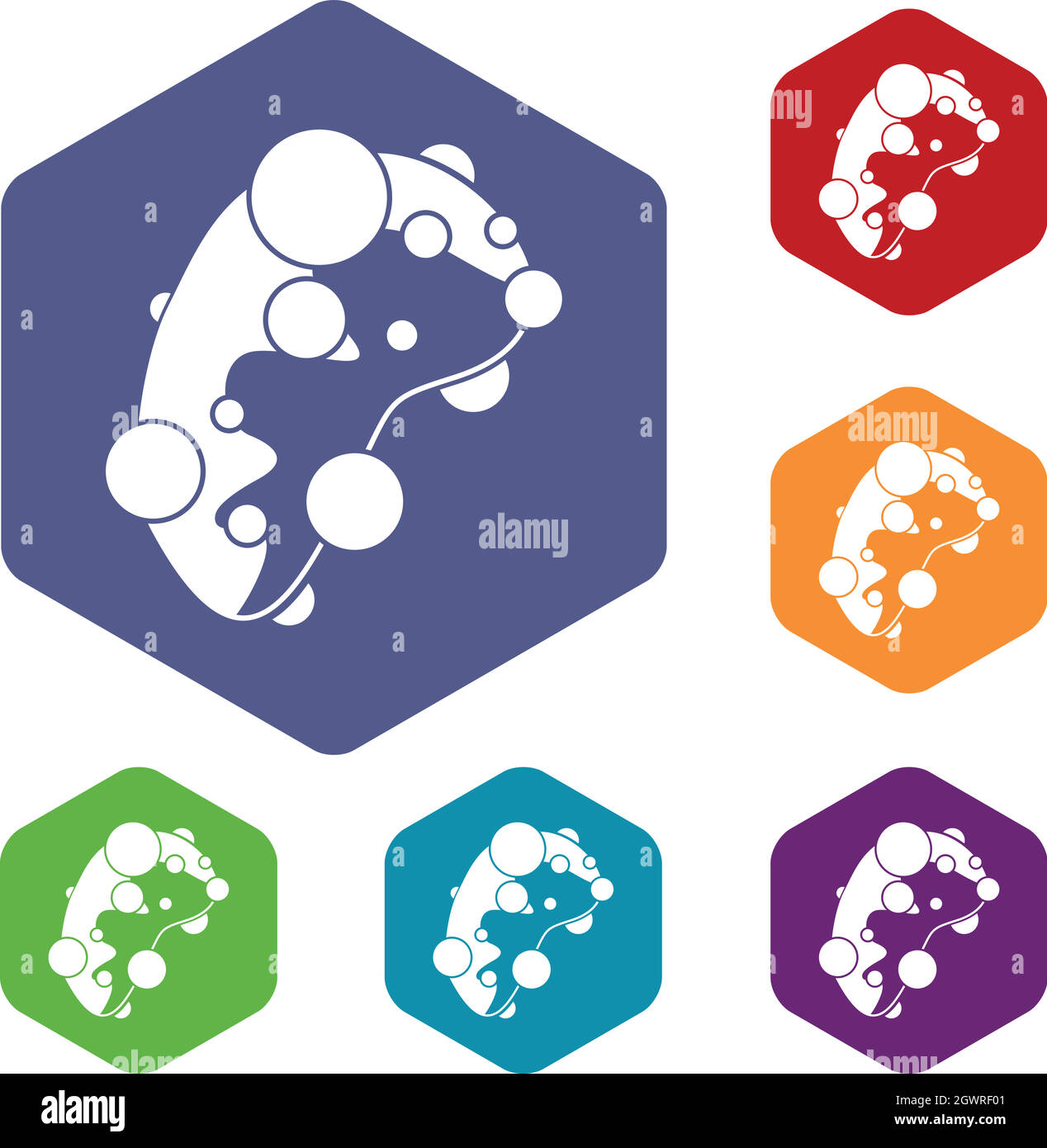 Human cell microscopic Stock Vector Images - Alamy