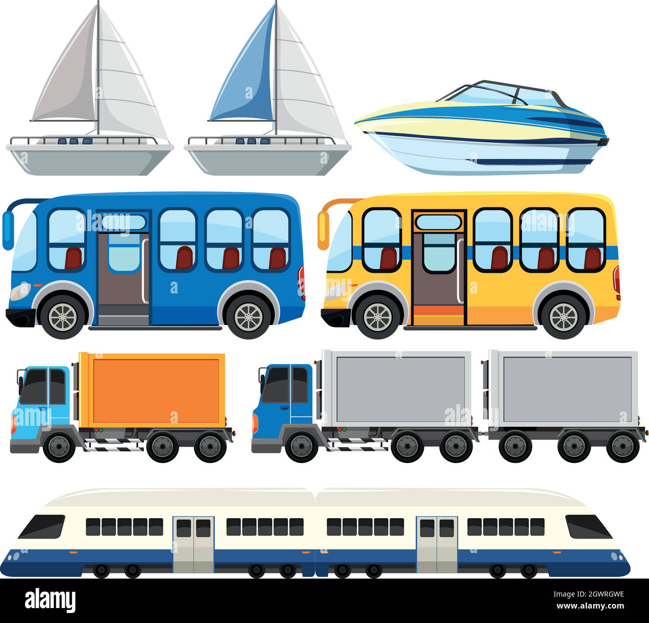 Modern truck Stock Vector Images - Alamy