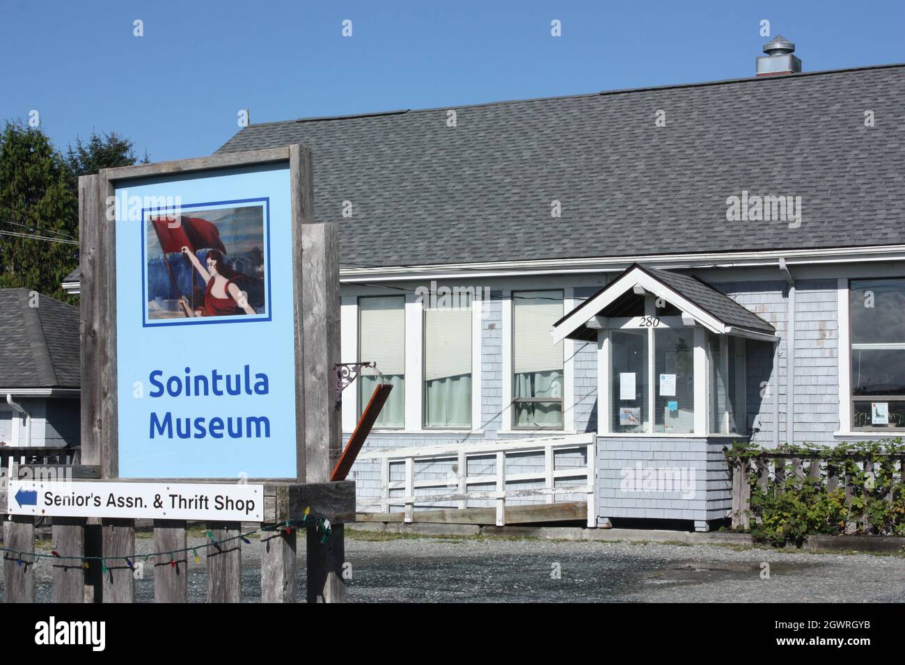 The Sointula Museum on Malcolm Island Stock Photo - Alamy