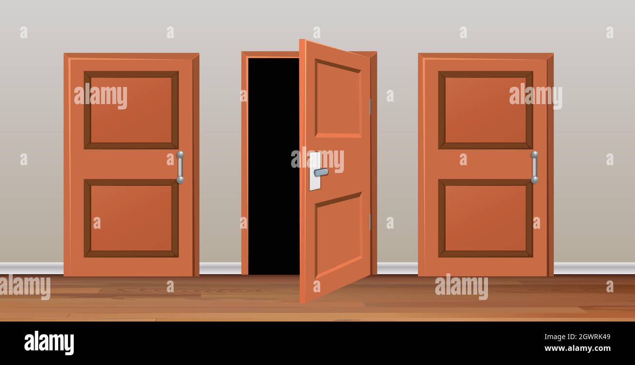 Three wall Stock Vector Images - Alamy