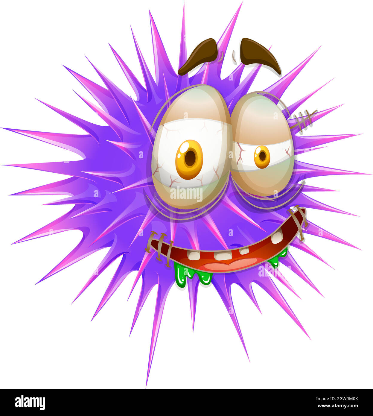 Graphic image monster on Stock Vector Images - Alamy