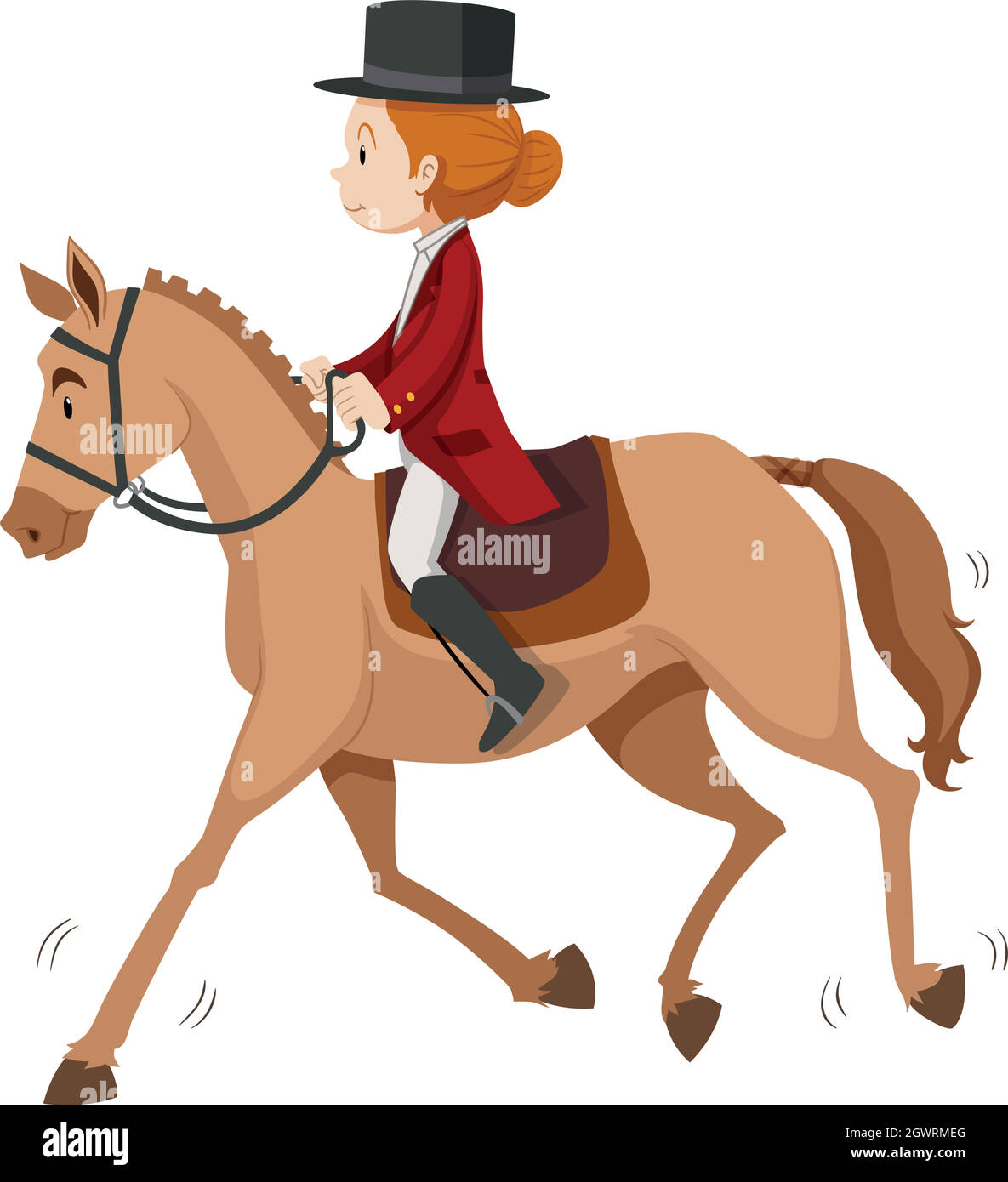 Western Pleasure Horse Clip Art