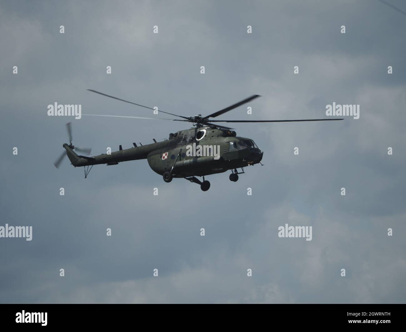 Polish military helicopter hi-res stock photography and images - Alamy