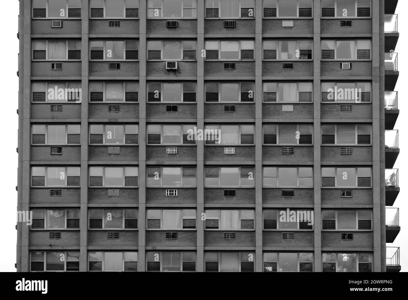 High rise brutalism architecture Black and White Stock Photos & Images ...
