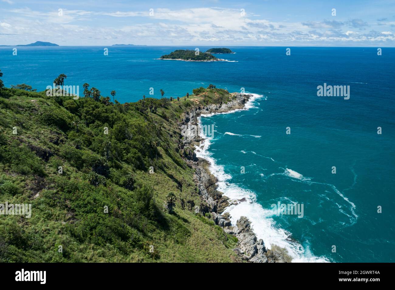 Amazing landscape nature scenery view of Beautiful tropical sea with ...