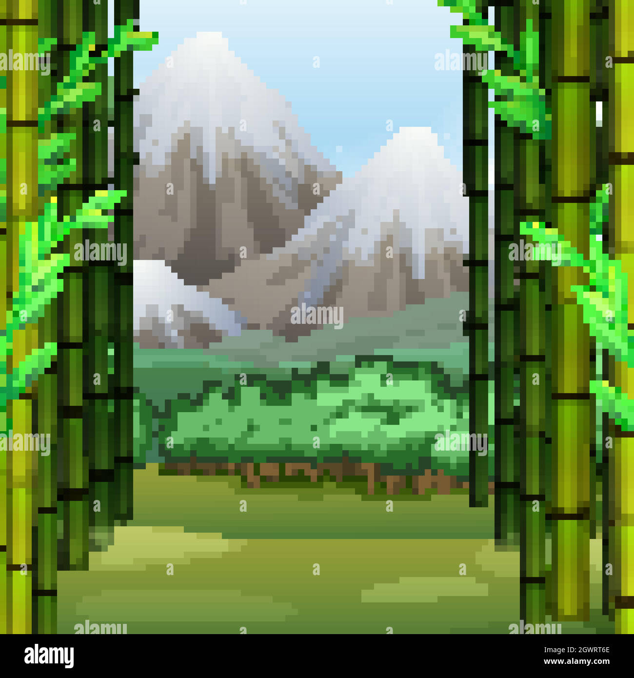 Cane scene Stock Vector Images - Alamy