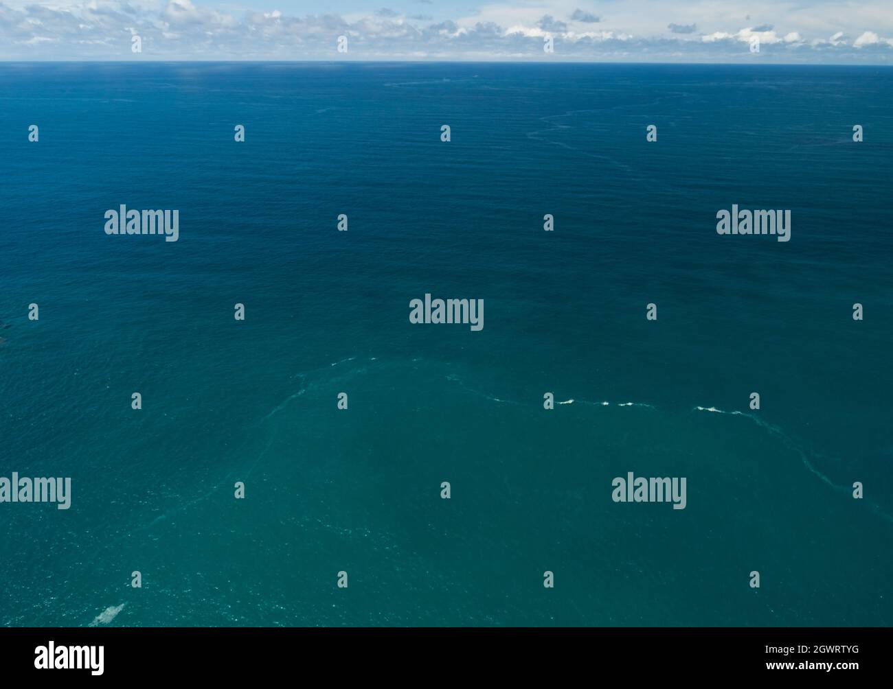 Sea surface aerial view,Bird eye view photo of blue waves and water ...