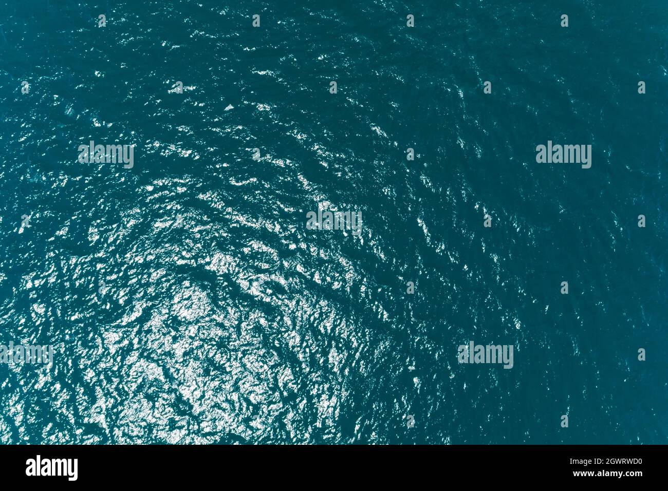 Sea surface aerial view,Bird eye view photo of blue waves and water ...