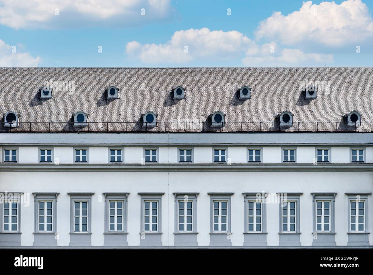 Round window in attic hi-res stock photography and images - Alamy