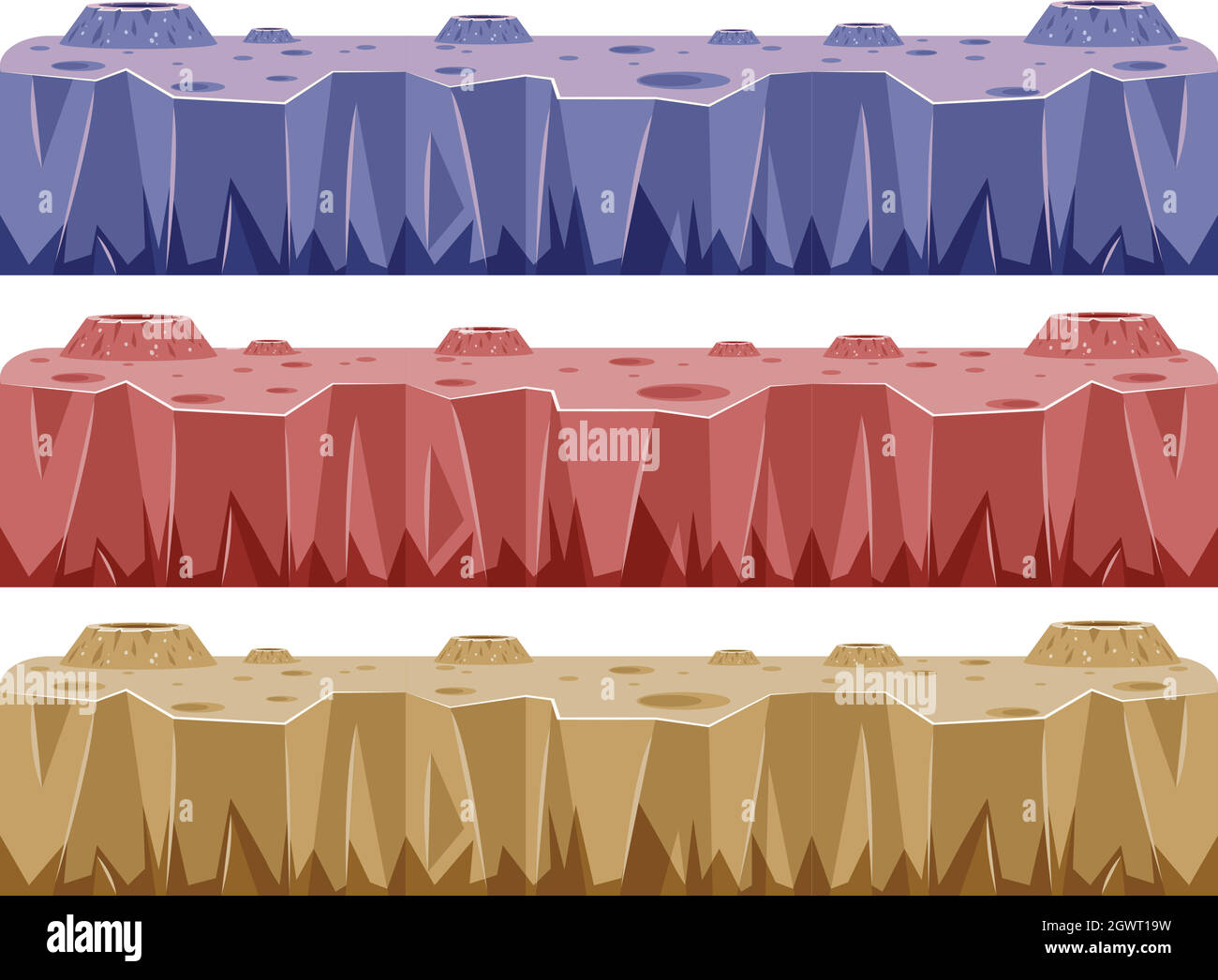 Game Element Space Surface Scene Stock Vector Image & Art - Alamy