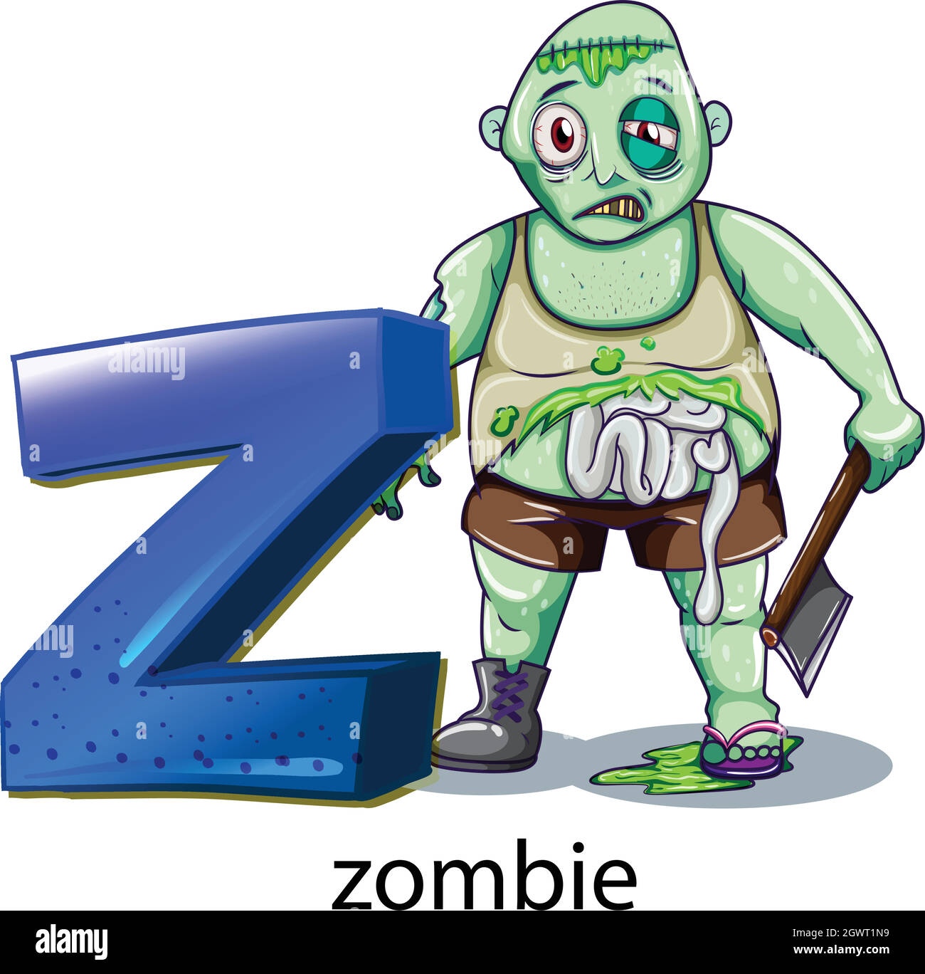 A letter Z for zombie Stock Vector Image & Art - Alamy