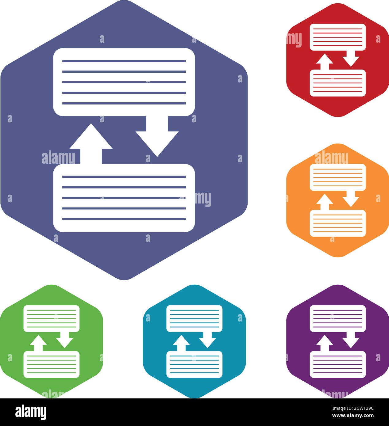 Arrows up blocks Stock Vector Images - Alamy