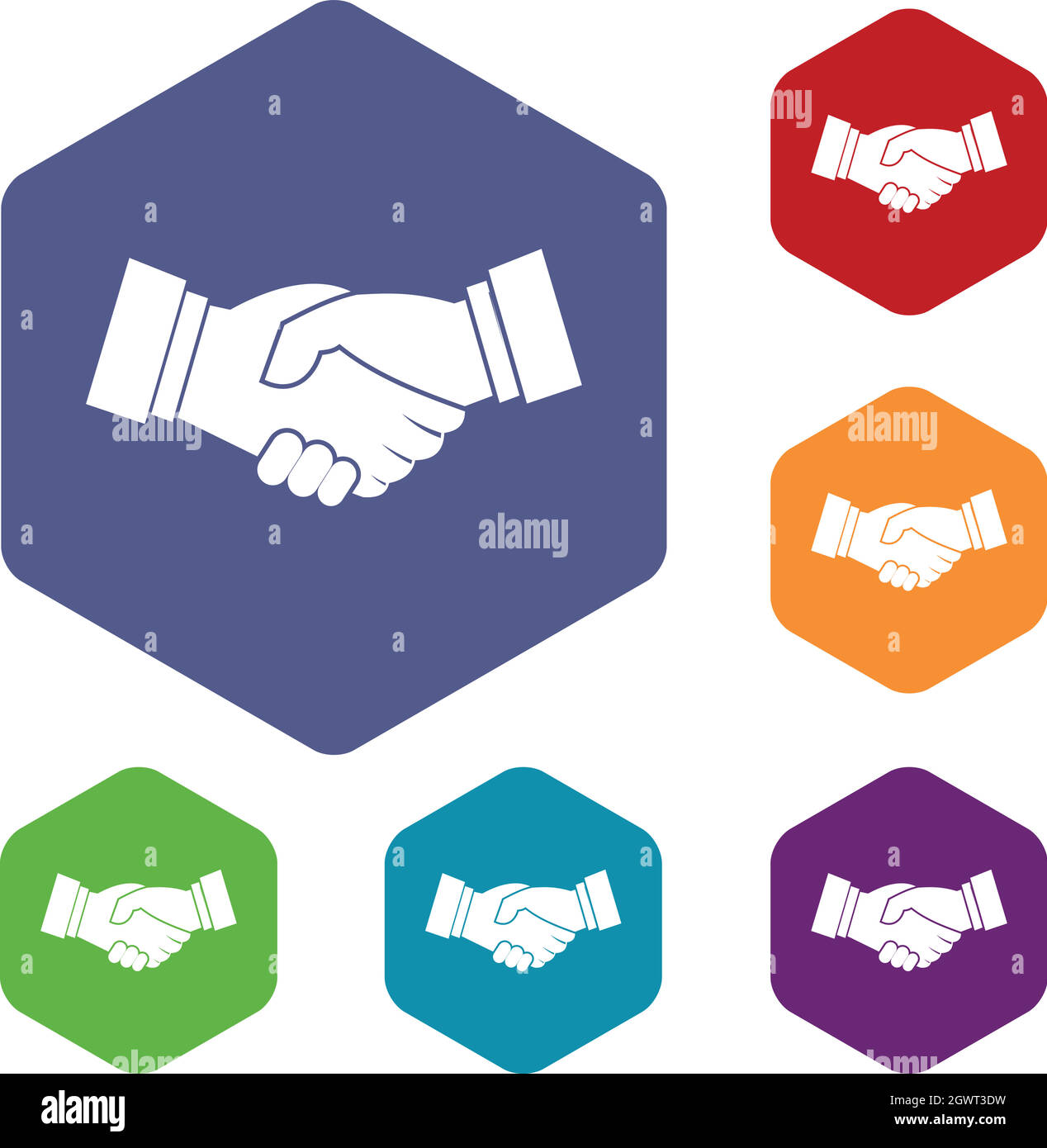 Handshake successful Stock Vector Images - Alamy