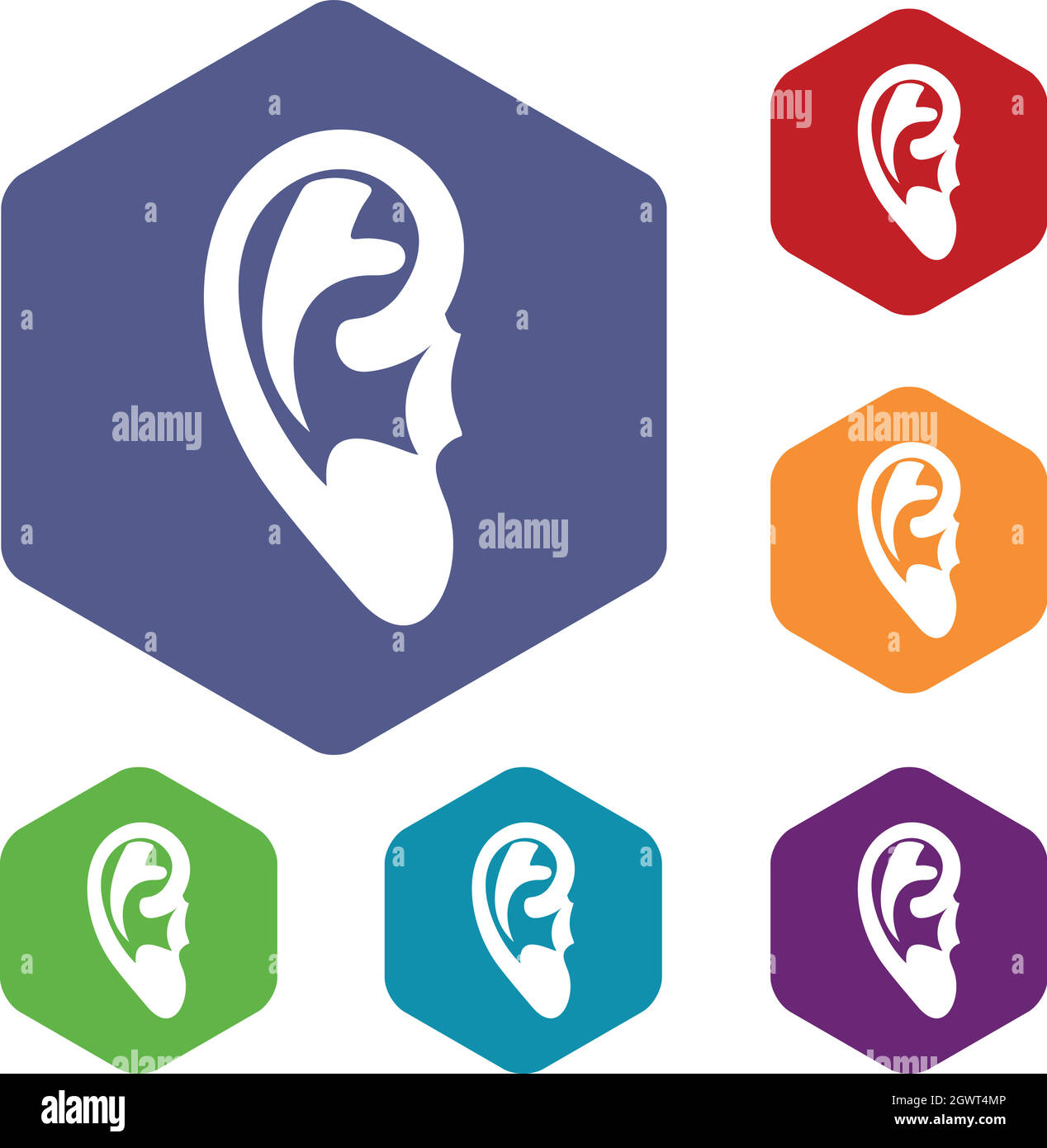 Ear Shape Stock Vector Images - Alamy