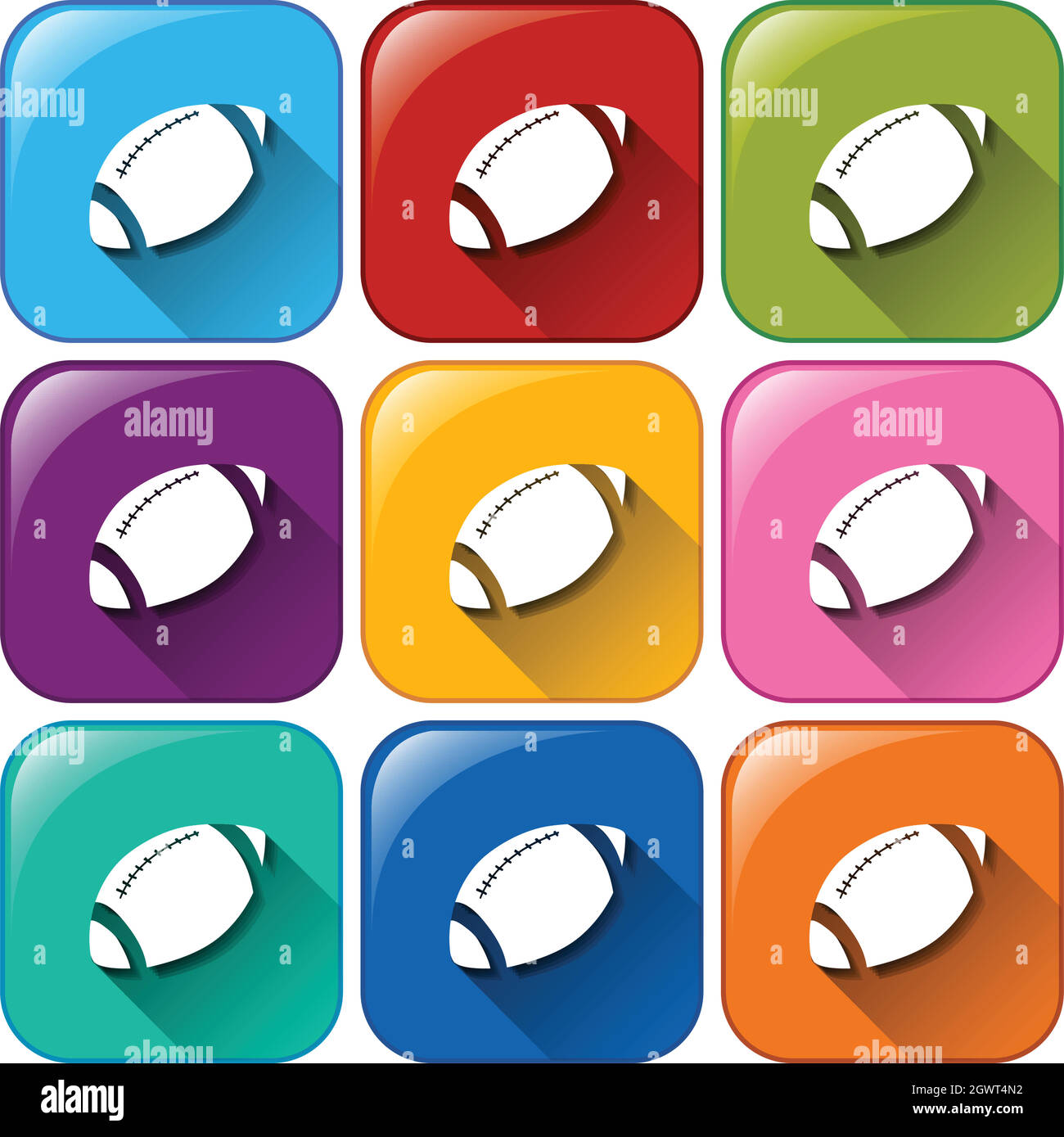 Background red blue football Stock Vector Images - Alamy