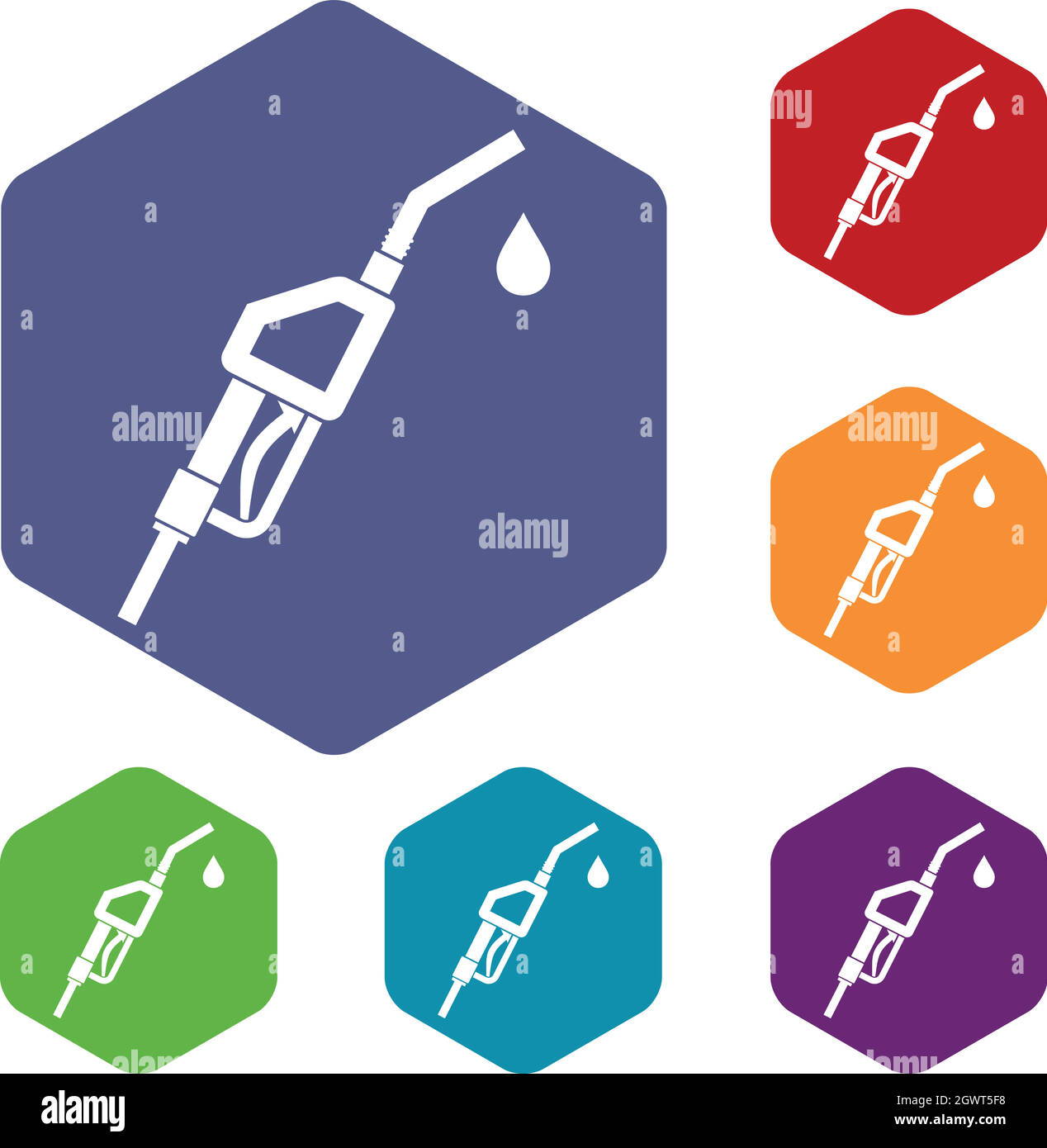 Industrial pump icons set Stock Vector Images - Alamy