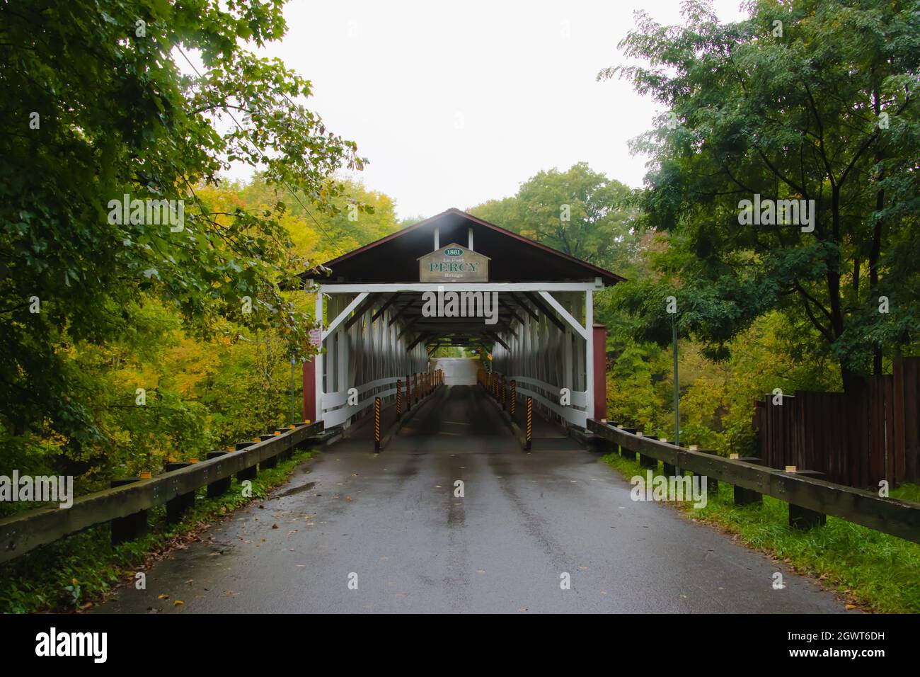 Percy Covered Bridge in Quebec, Canada Stock Photo - Alamy