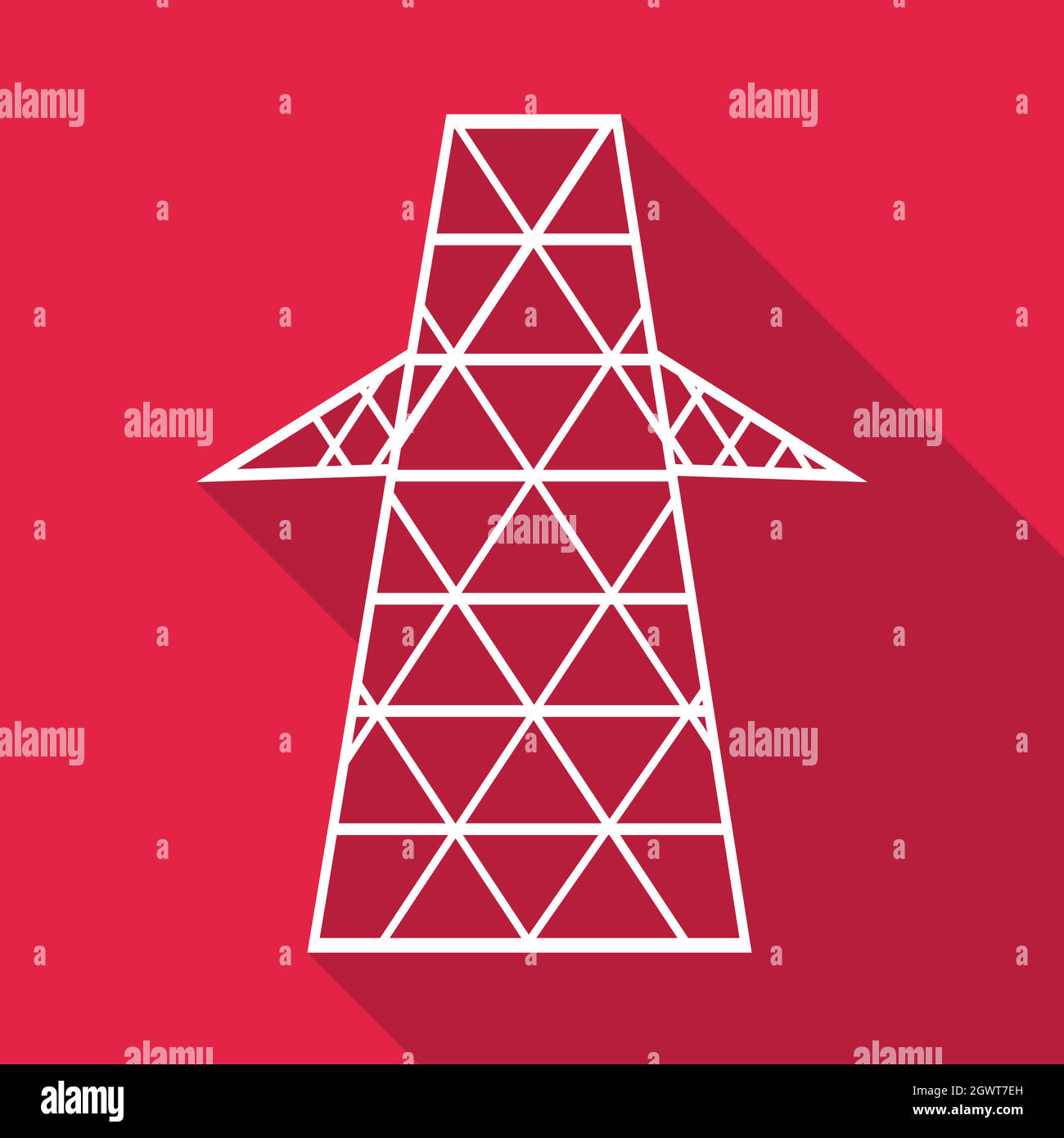 System electric transmission line Stock Vector Images - Alamy