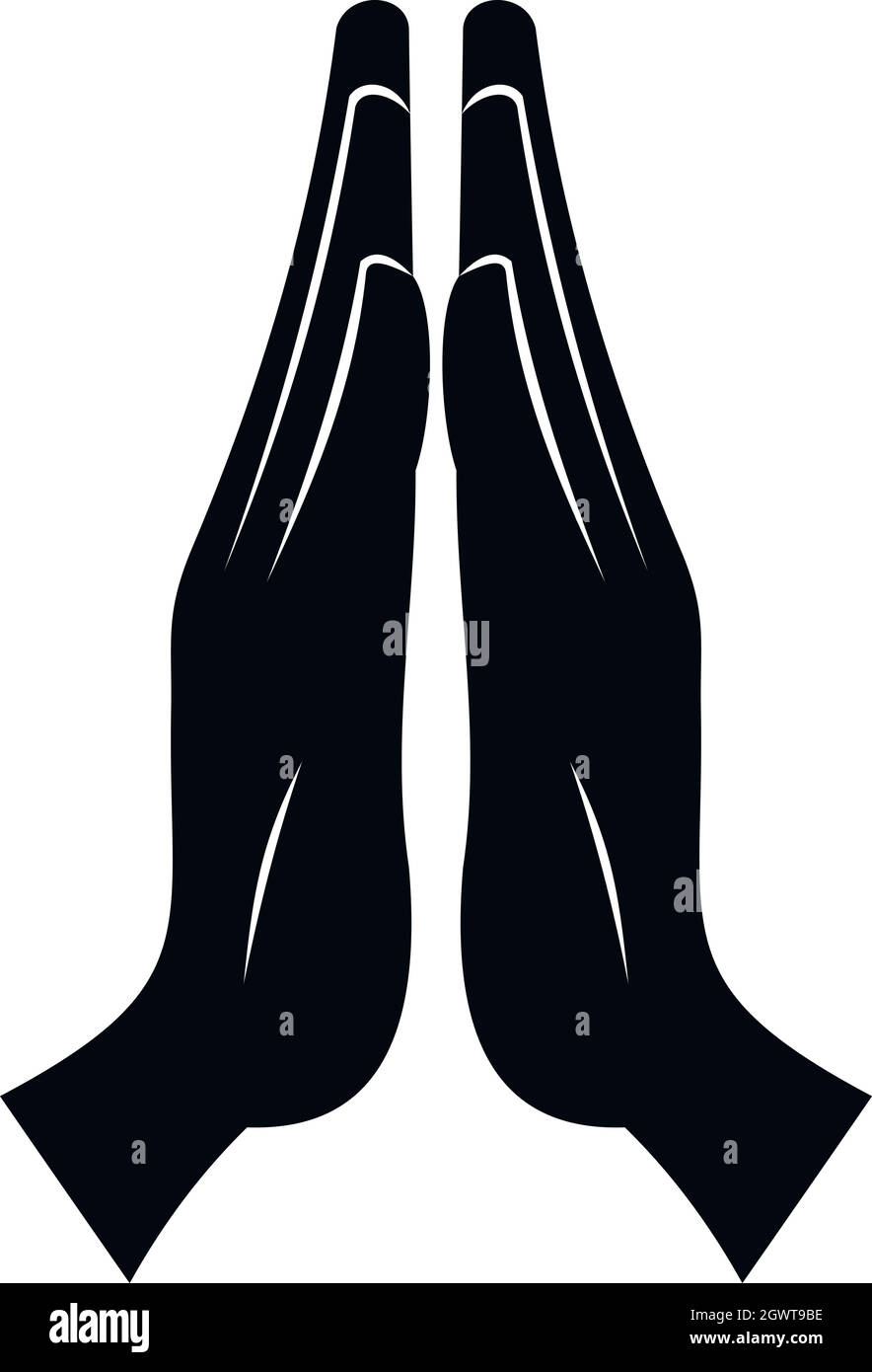 Prayer icon hi-res stock photography and images - Alamy