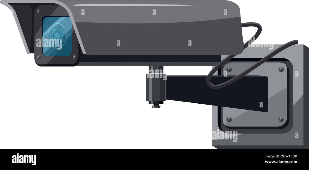 Illustration cartoon cctv security camera hi-res stock photography and ...