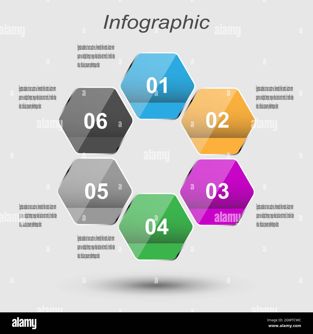 Infographic display template. Idea to display information, ranking and ...