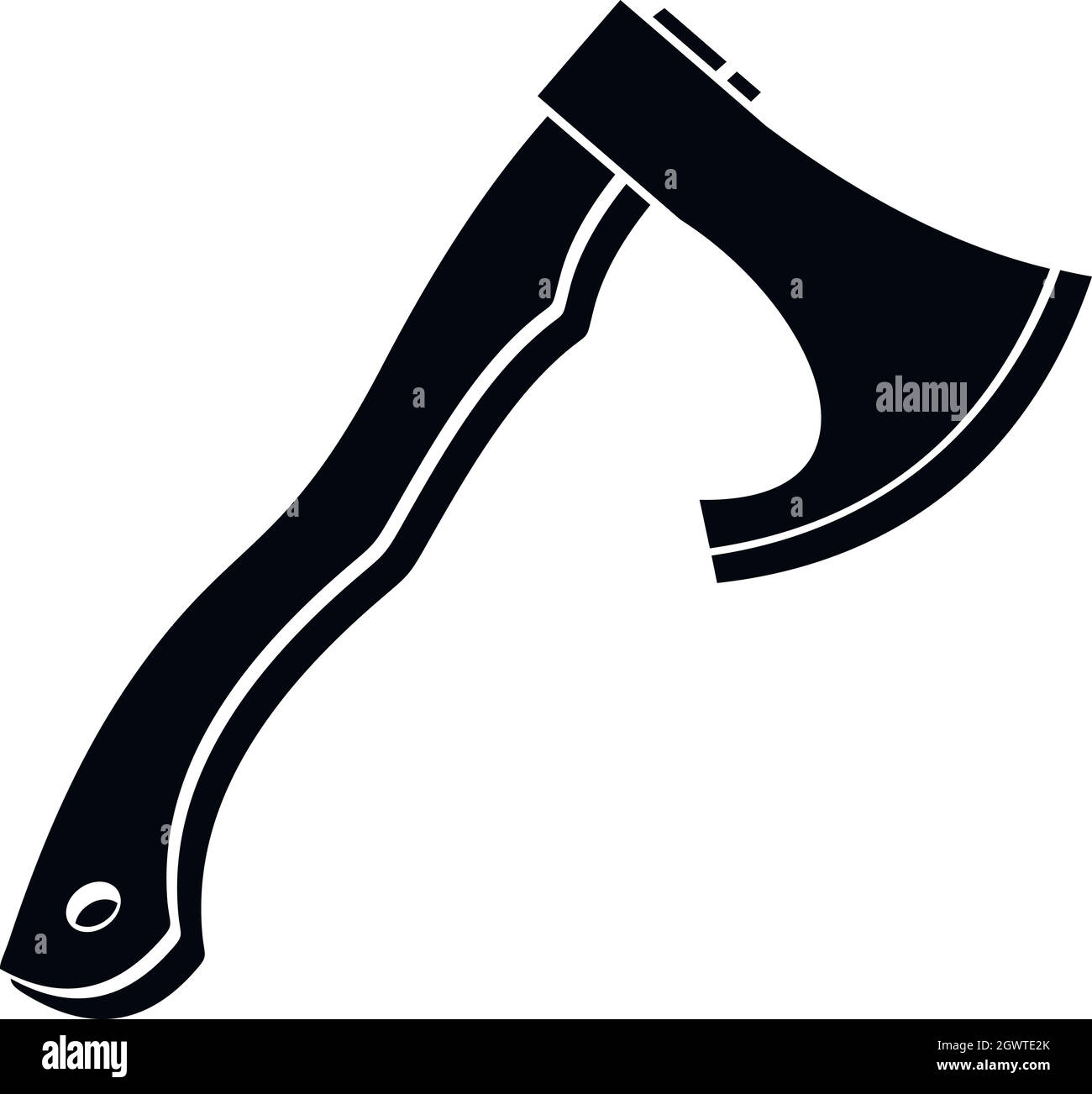 Iron hatchet Stock Vector Images - Alamy