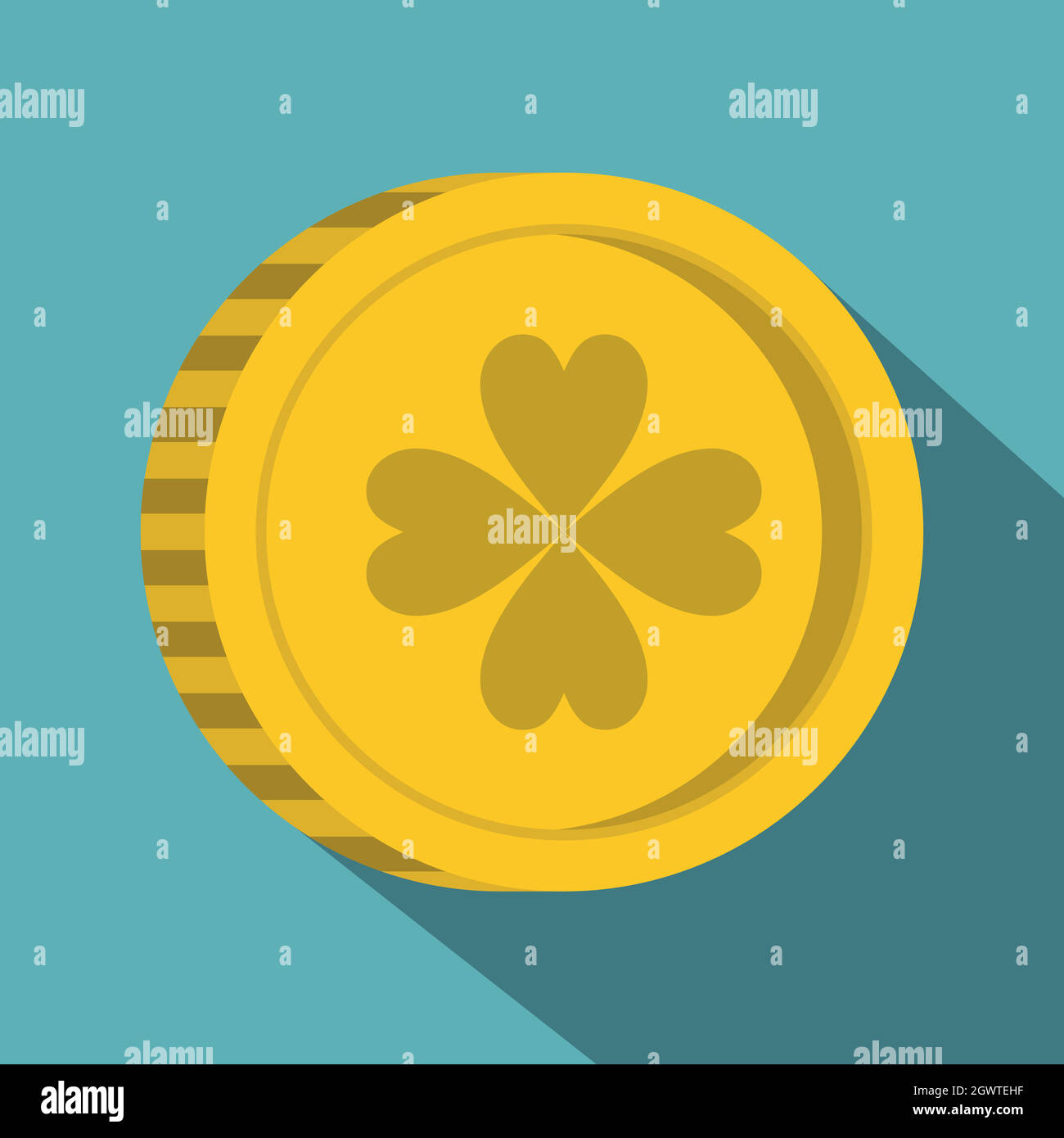 Irish clover sign Stock Vector Images - Alamy