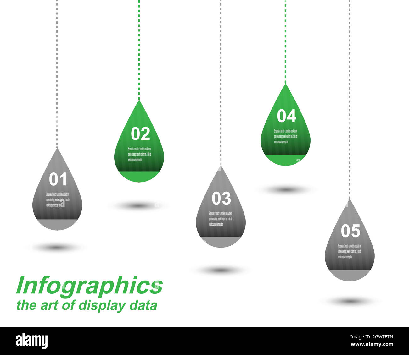 Infographic display template. Idea to display information, ranked and ...