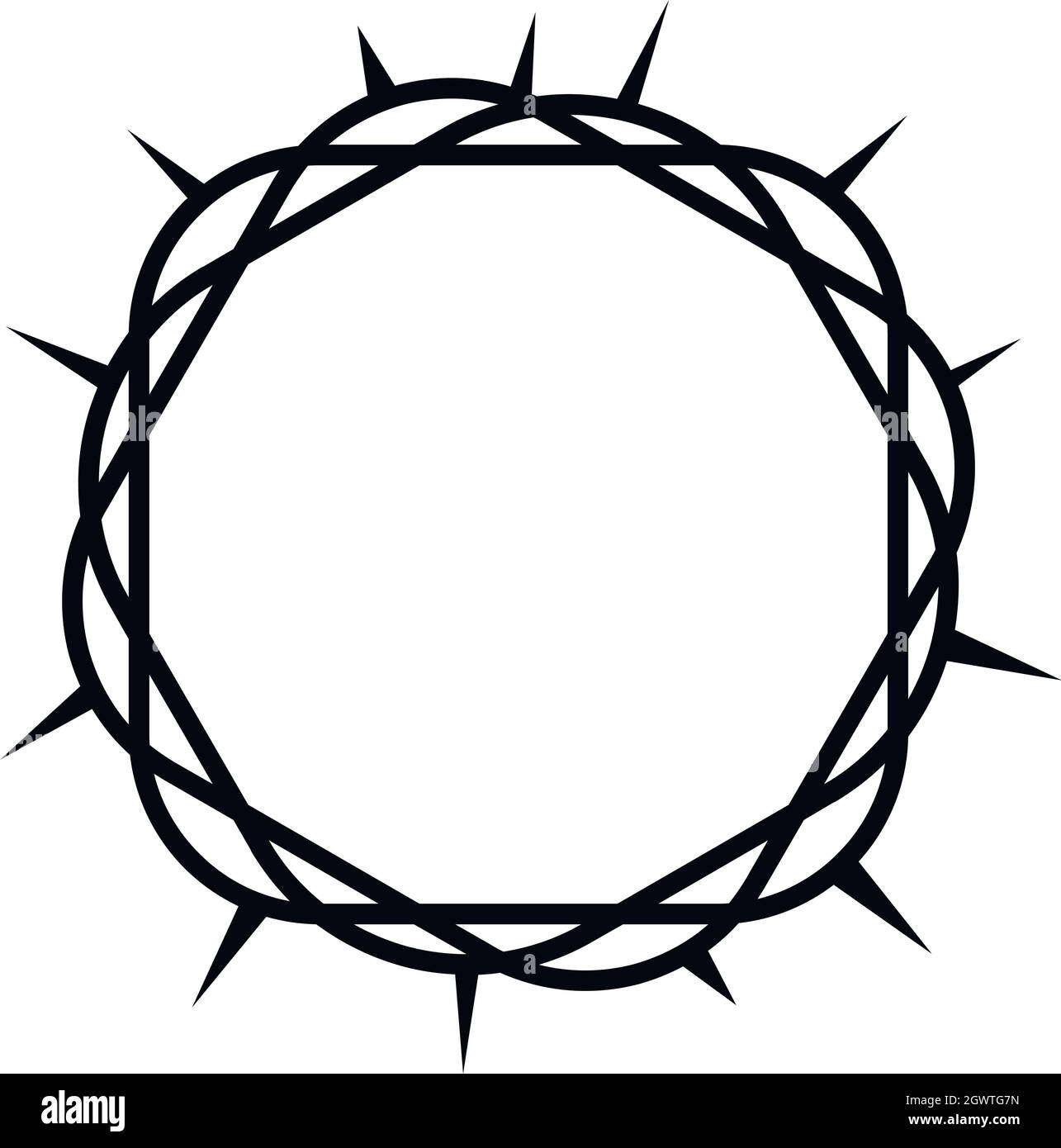 Simple crown icon vector Cut Out Stock Images & Pictures - Alamy