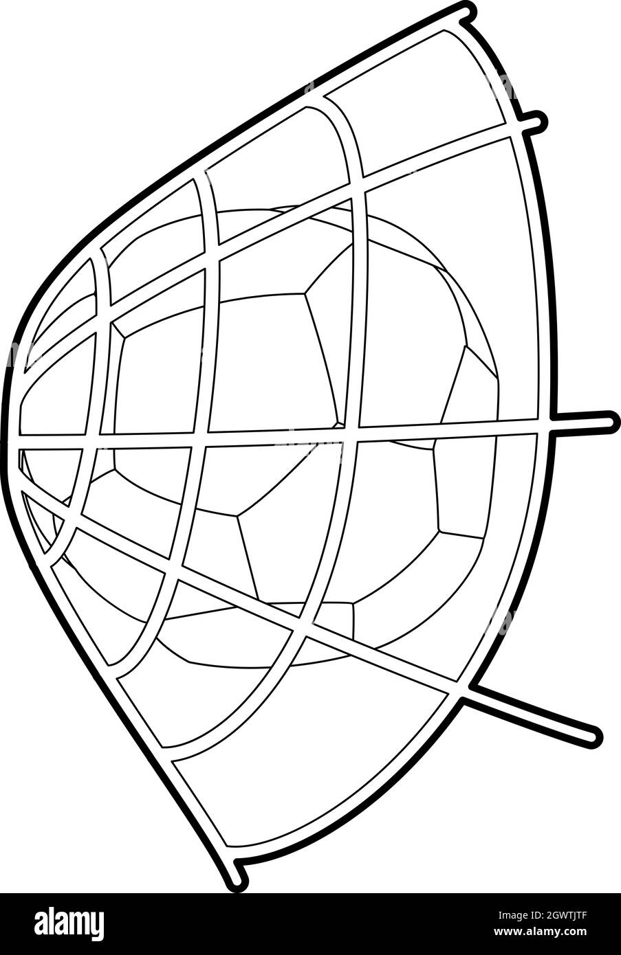 Round football stadium Black and White Stock Photos & Images - Alamy