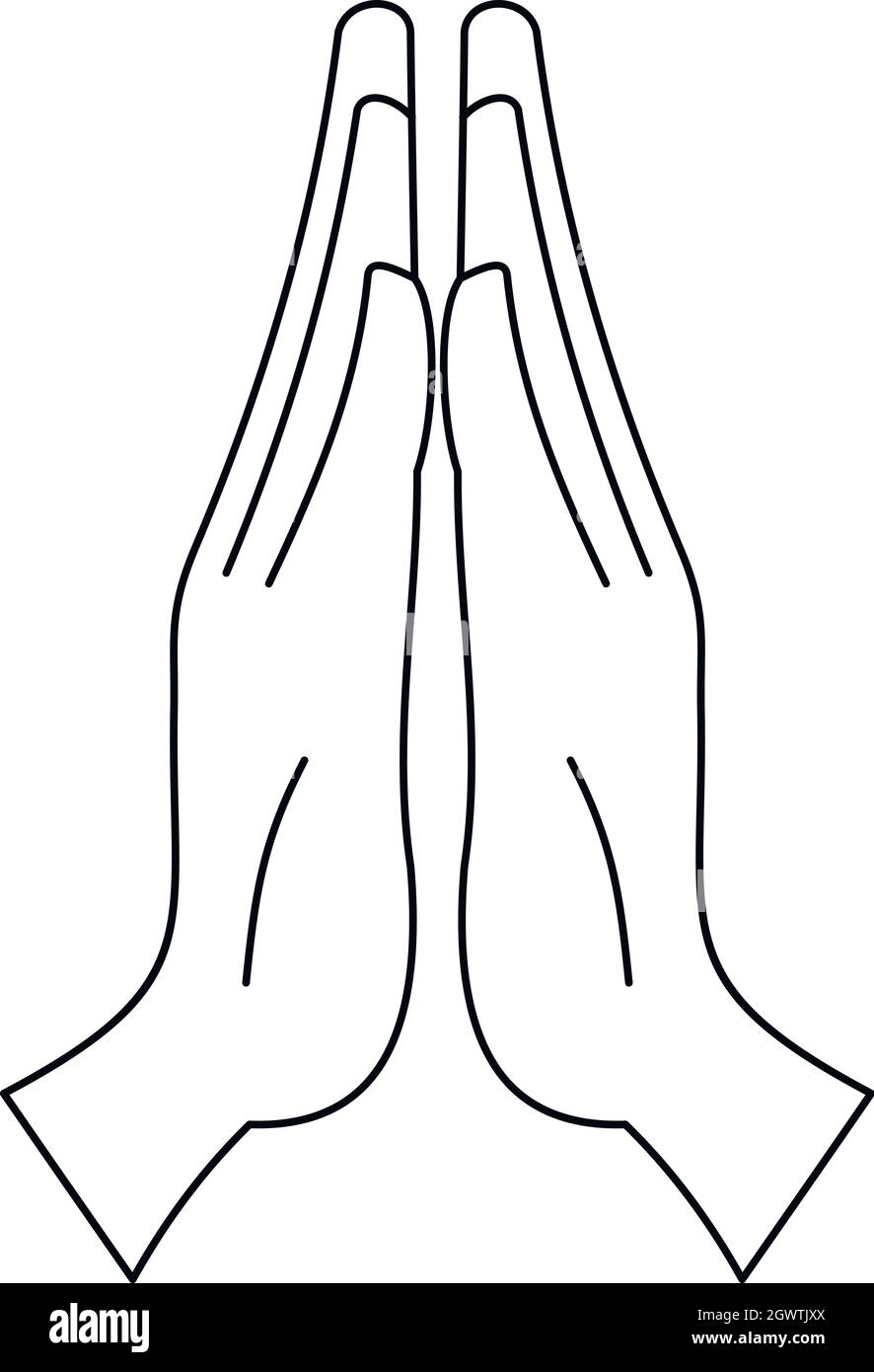 Prayer for peace Stock Vector Images - Alamy