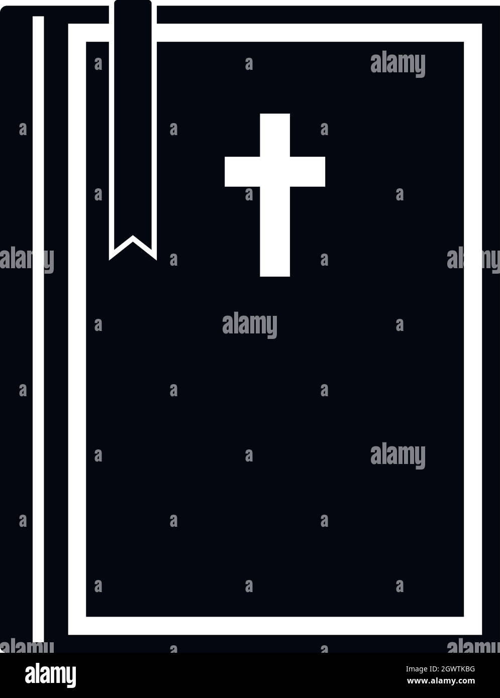 Bible icon , simple style Stock Vector Image & Art - Alamy