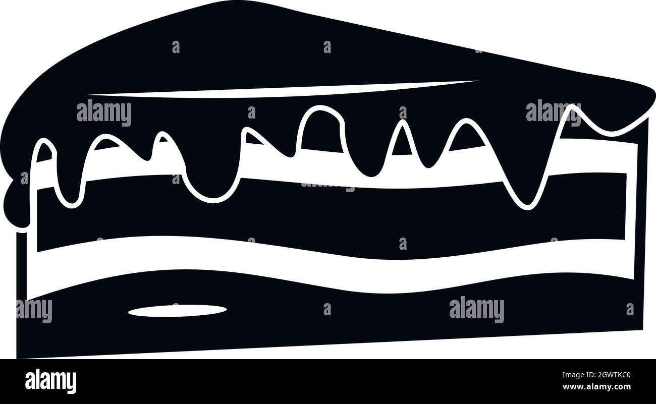 Cake icon , simple style Stock Vector Image & Art - Alamy