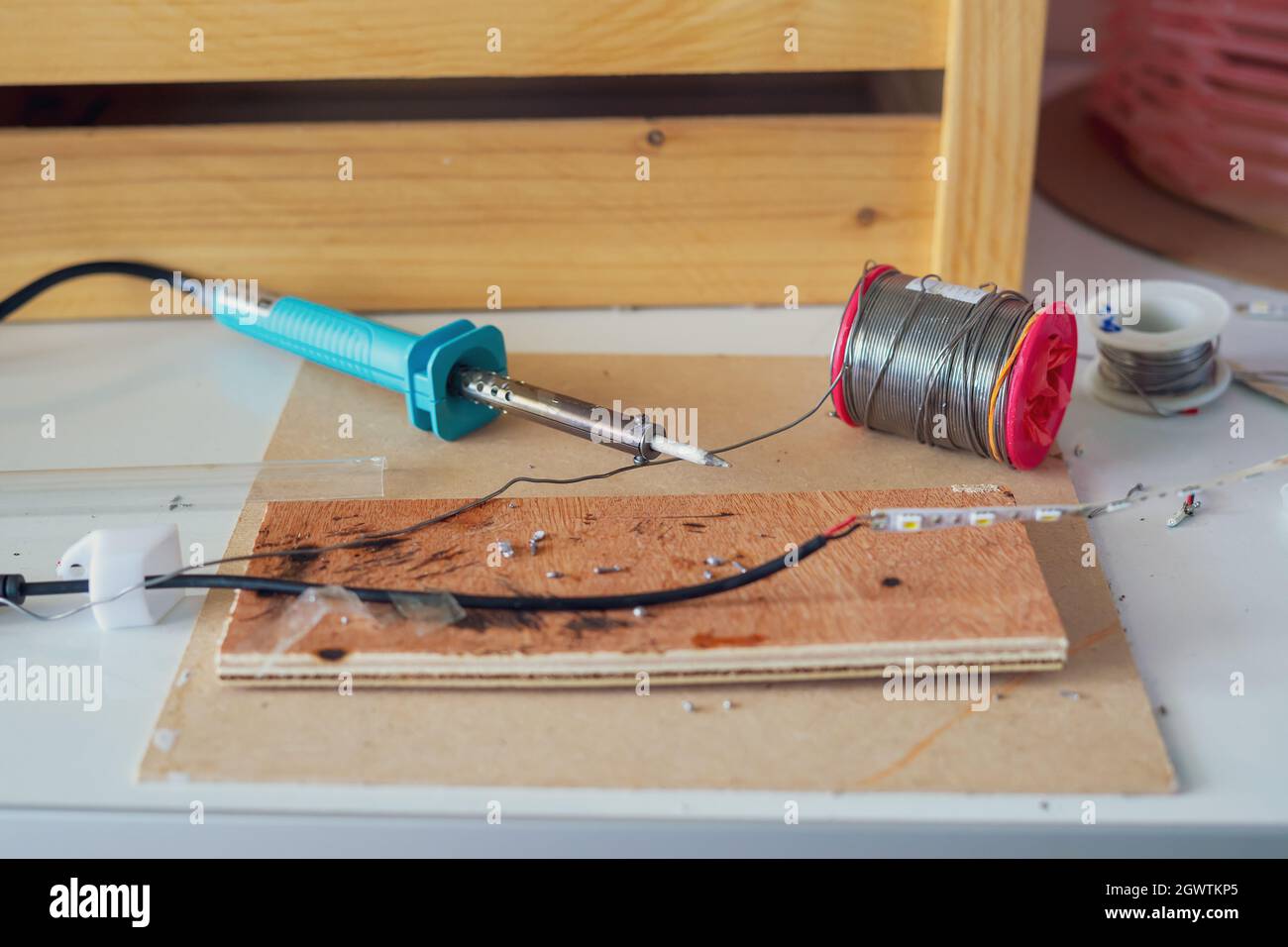 Human Hand Holding Soldering Iron High Resolution Stock Photography and ...