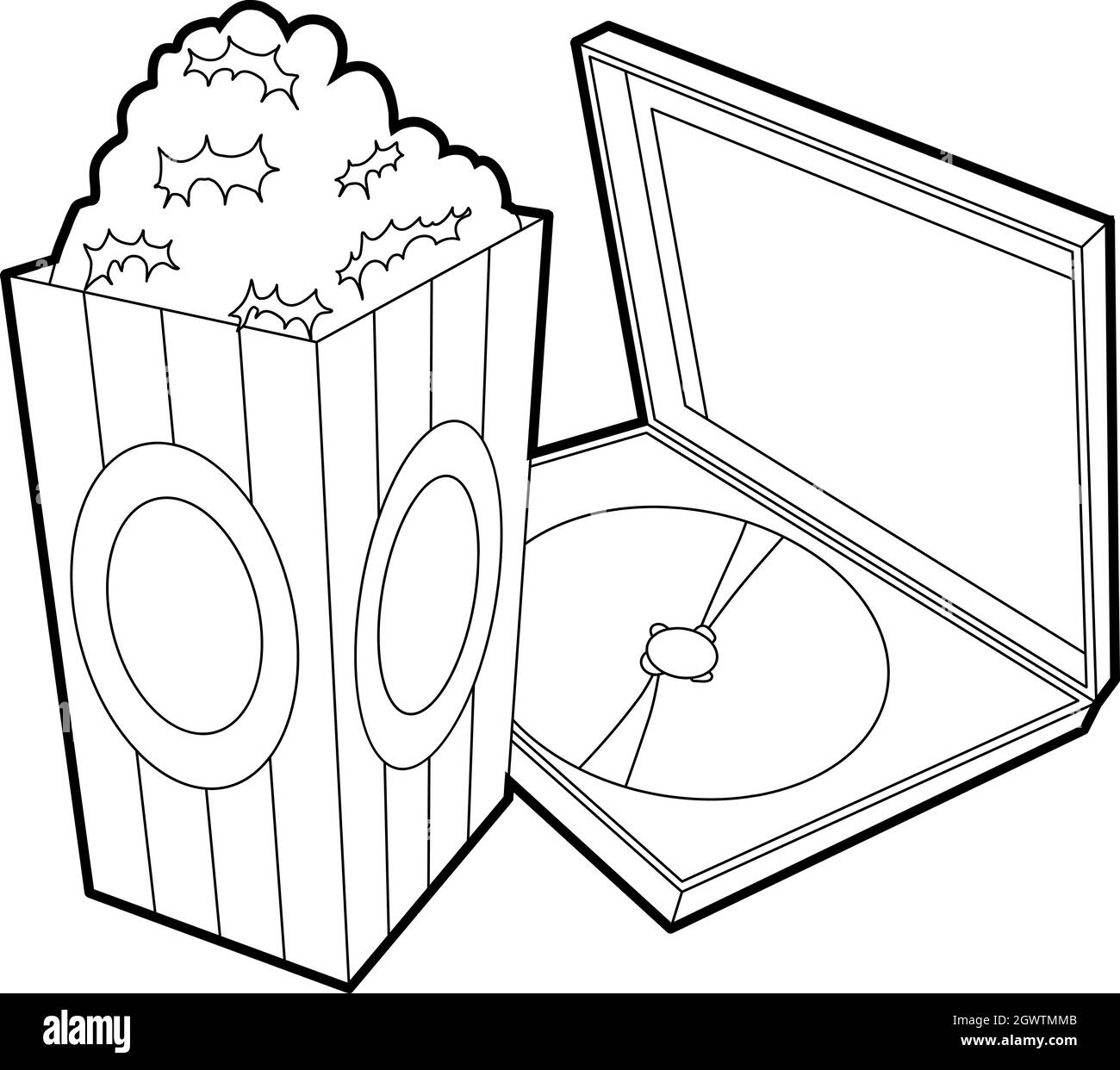 Lunch box icon outline Stock Vector Images - Alamy