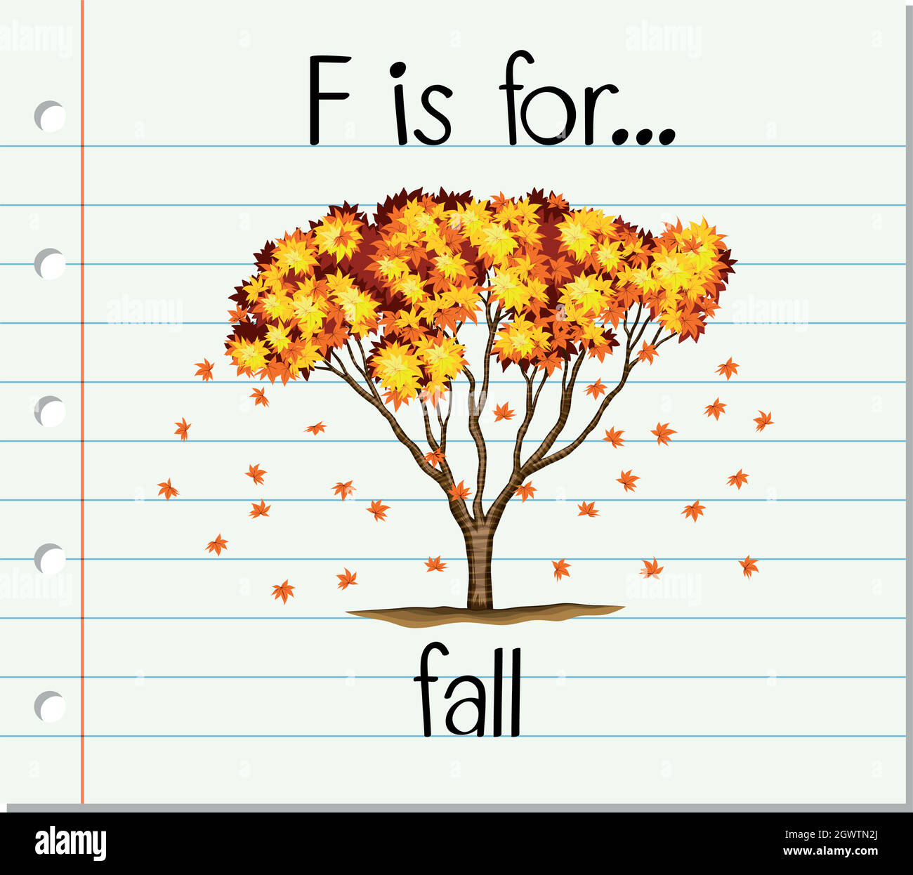 Letter f leaves hi-res stock photography and images - Alamy
