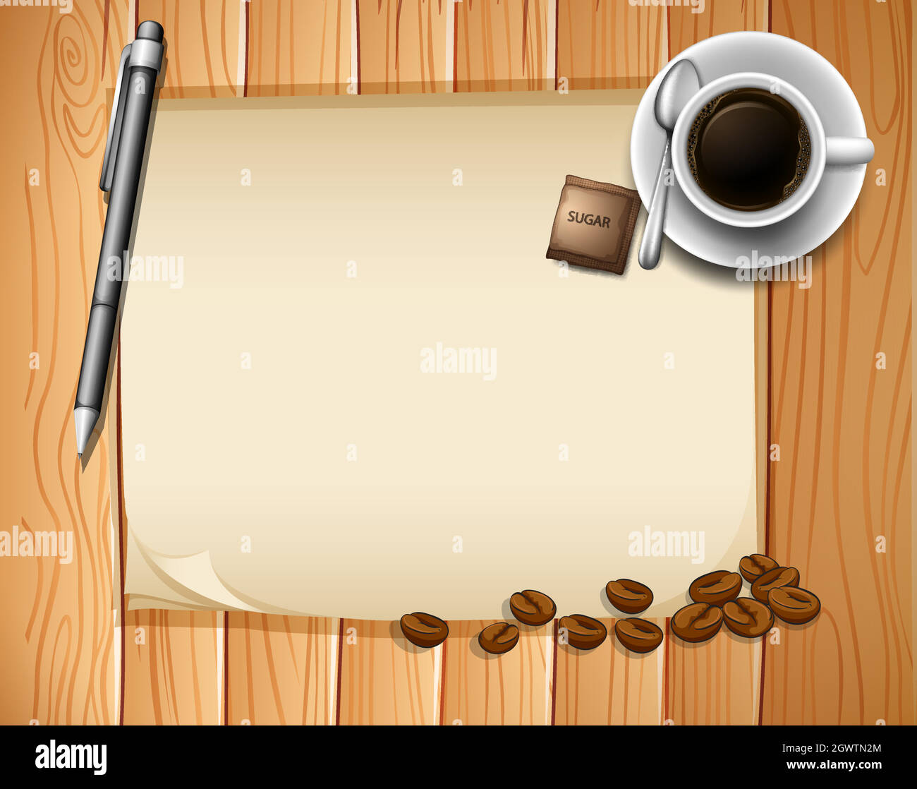 Blank picture paper Stock Vector Images - Alamy