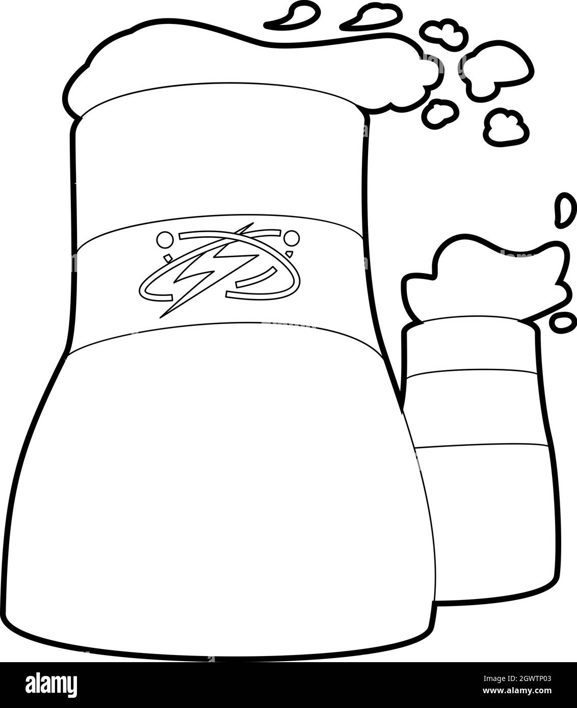 Power tower icon outline hi-res stock photography and images - Alamy