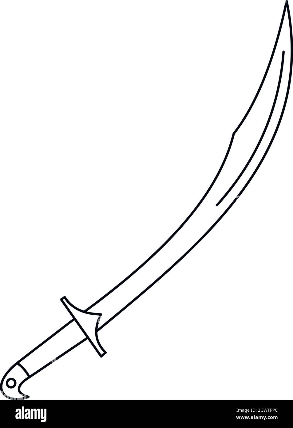 Cutlass illustration Stock Vector Images - Alamy