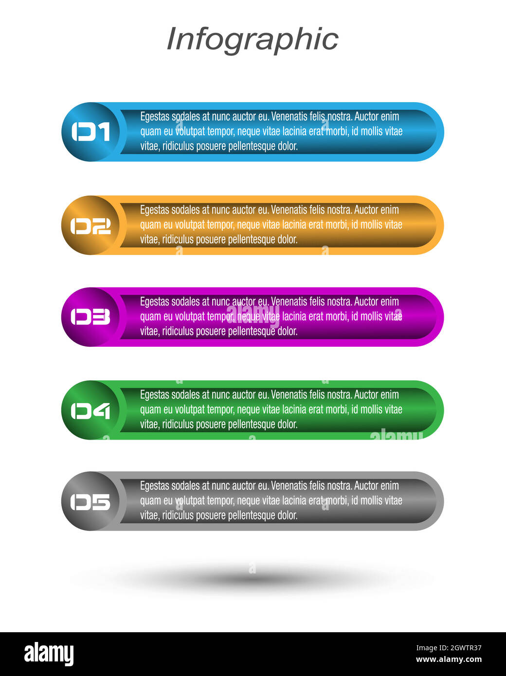 Set infographics element template Cut Out Stock Images & Pictures - Alamy