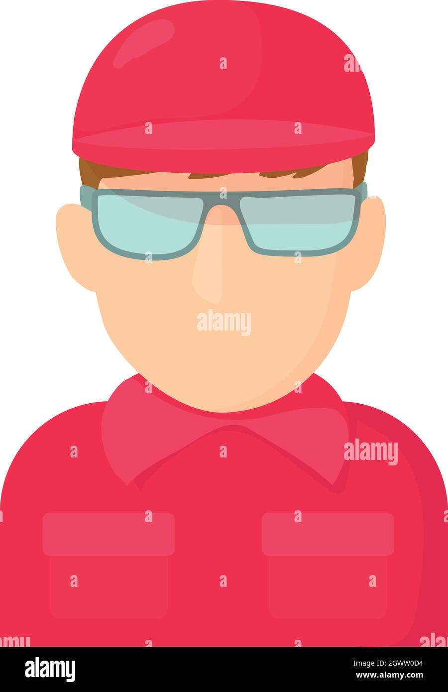 Engineer icon cartoon vector Stock Vector Images - Alamy